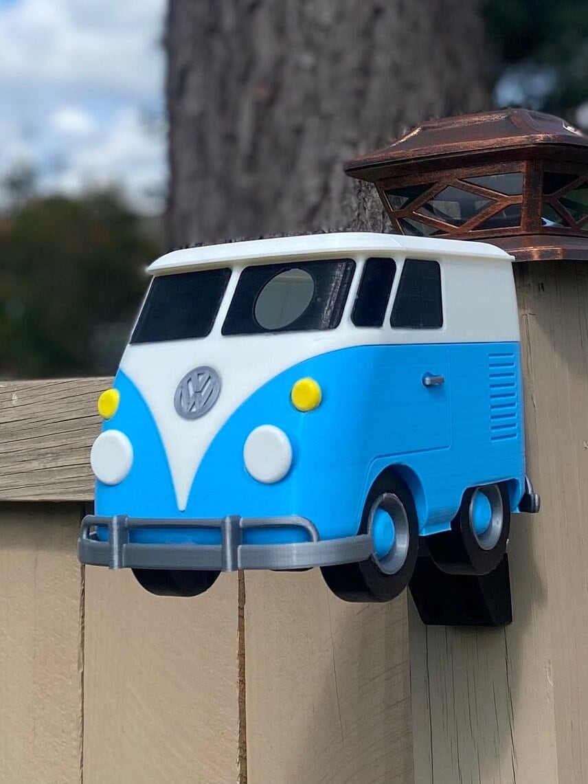 Vintage Wagon Short Bus Birdhouse 3D Printed PLA - Etsy