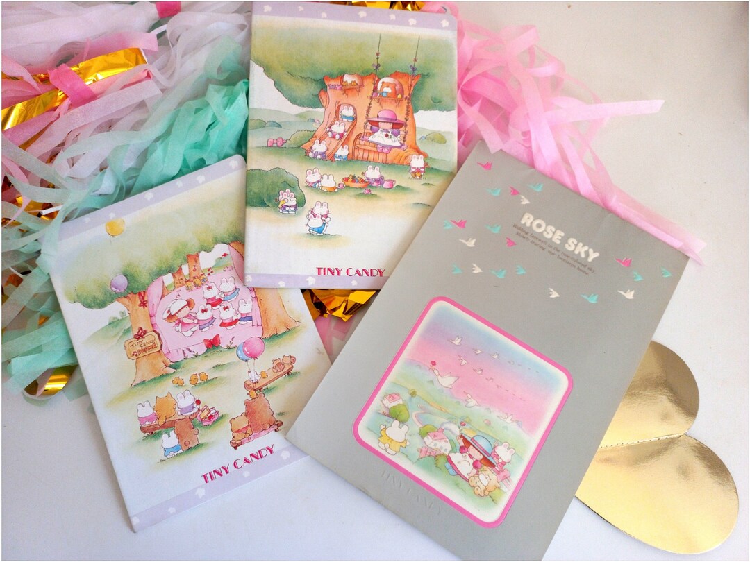 80s Stationery Tiny Candy Block Notes Victoria Fancy Gakken Japan Real ...