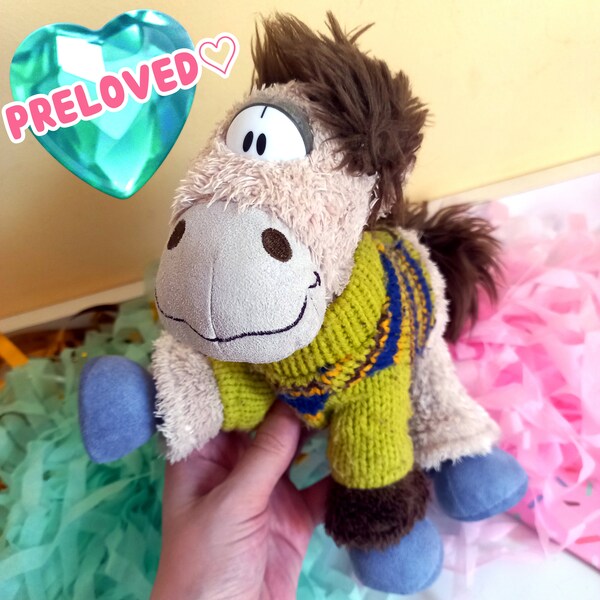 Knitted Horse Doll - Etsy
