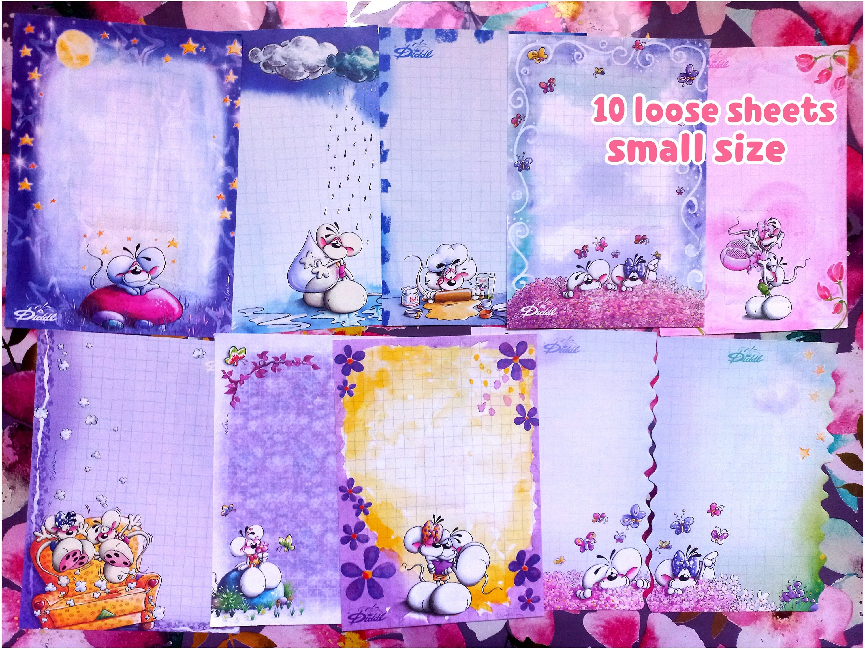 RARE Diddl Writing Paper Diddl Paper Letter Set Note Pad - Etsy