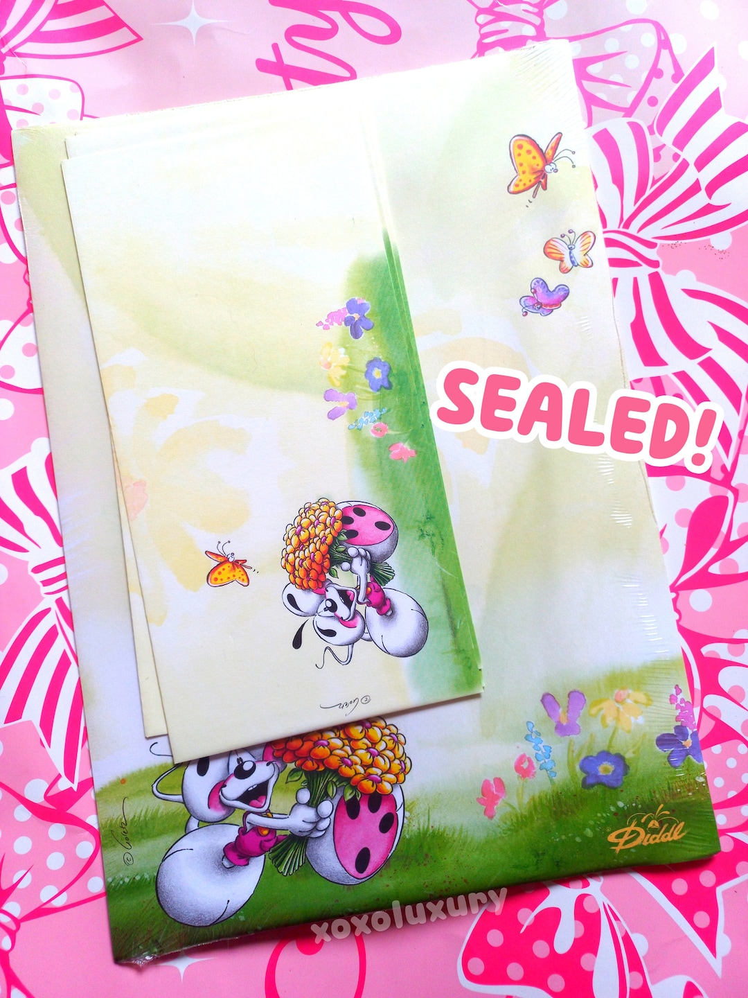 Diddl Writing Paper Set Letter Block Notes Notepad Sealed Rare 90s ...
