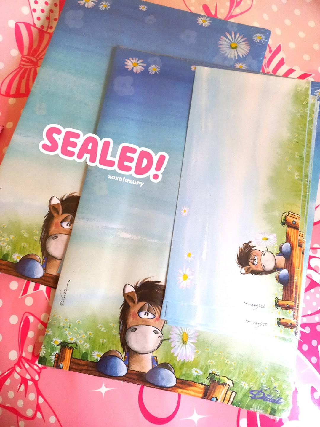 Diddl Writing Paper Set Letter Block Notes Notepad Sealed Rare 90s ...