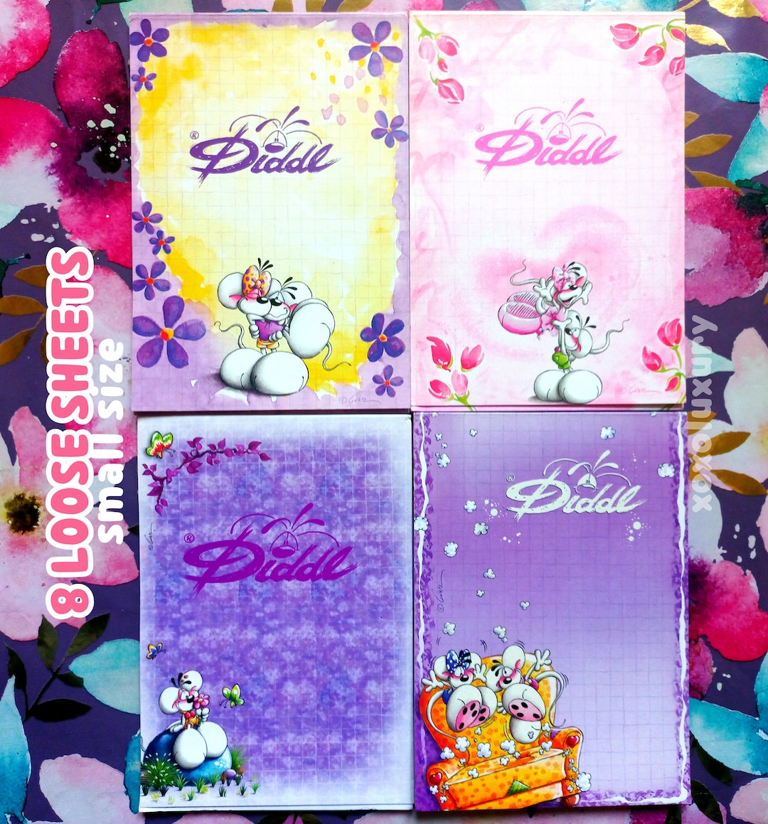RARE Diddl Writing Paper Diddl Paper Letter Set Note Pad - Etsy