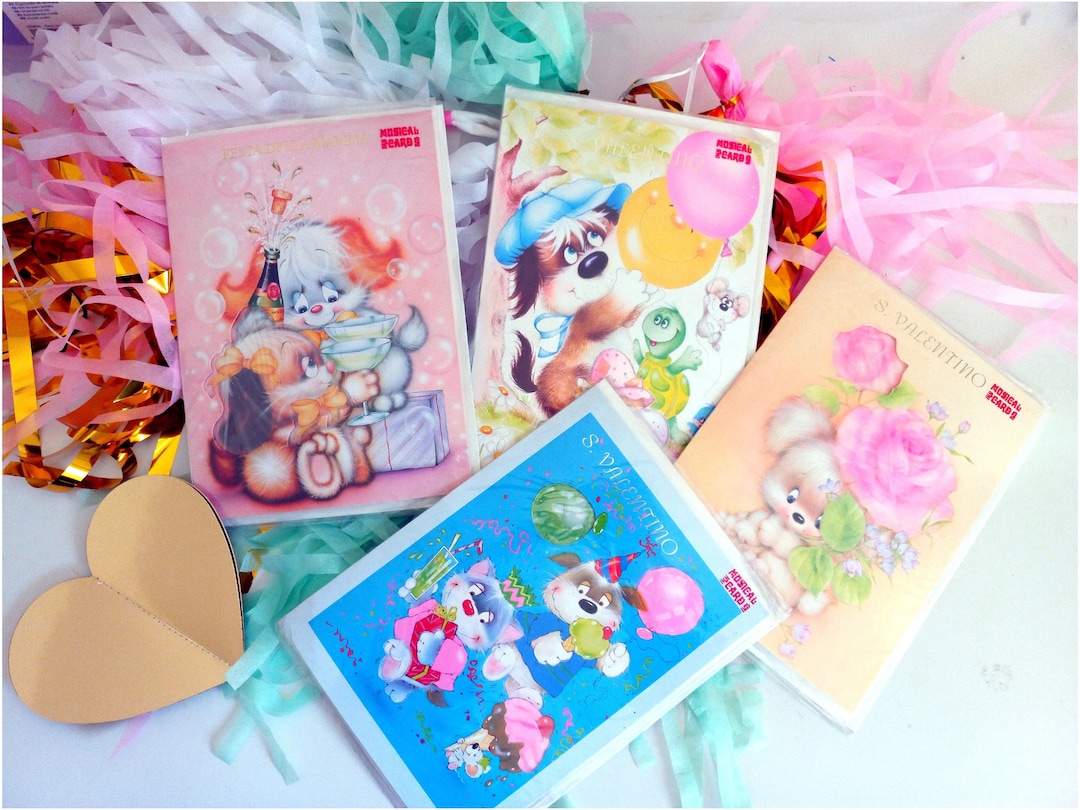 Real Vintage Greeting Card 80s Stationery Fancy Stationery 80s Neon ...