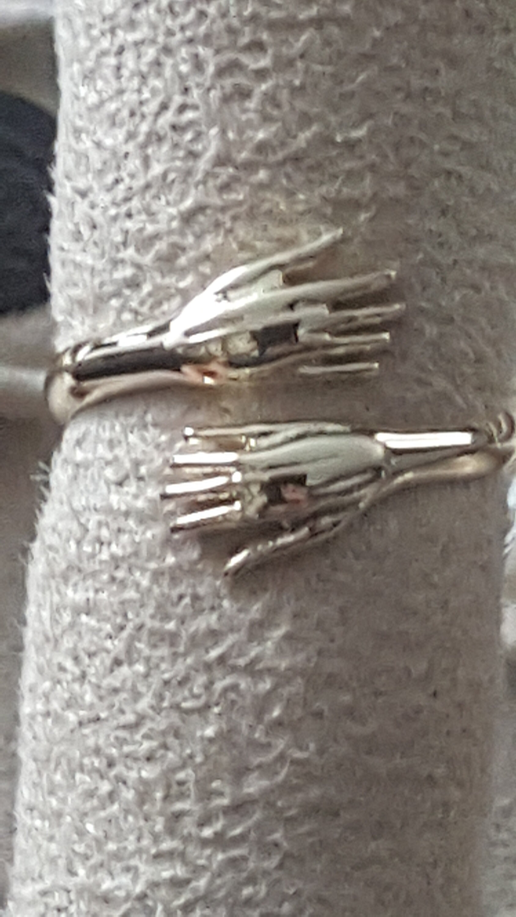 14k Solid Gold Hands Rings, Love Hugging Hand Ring, Love Hug Gold Ring ...