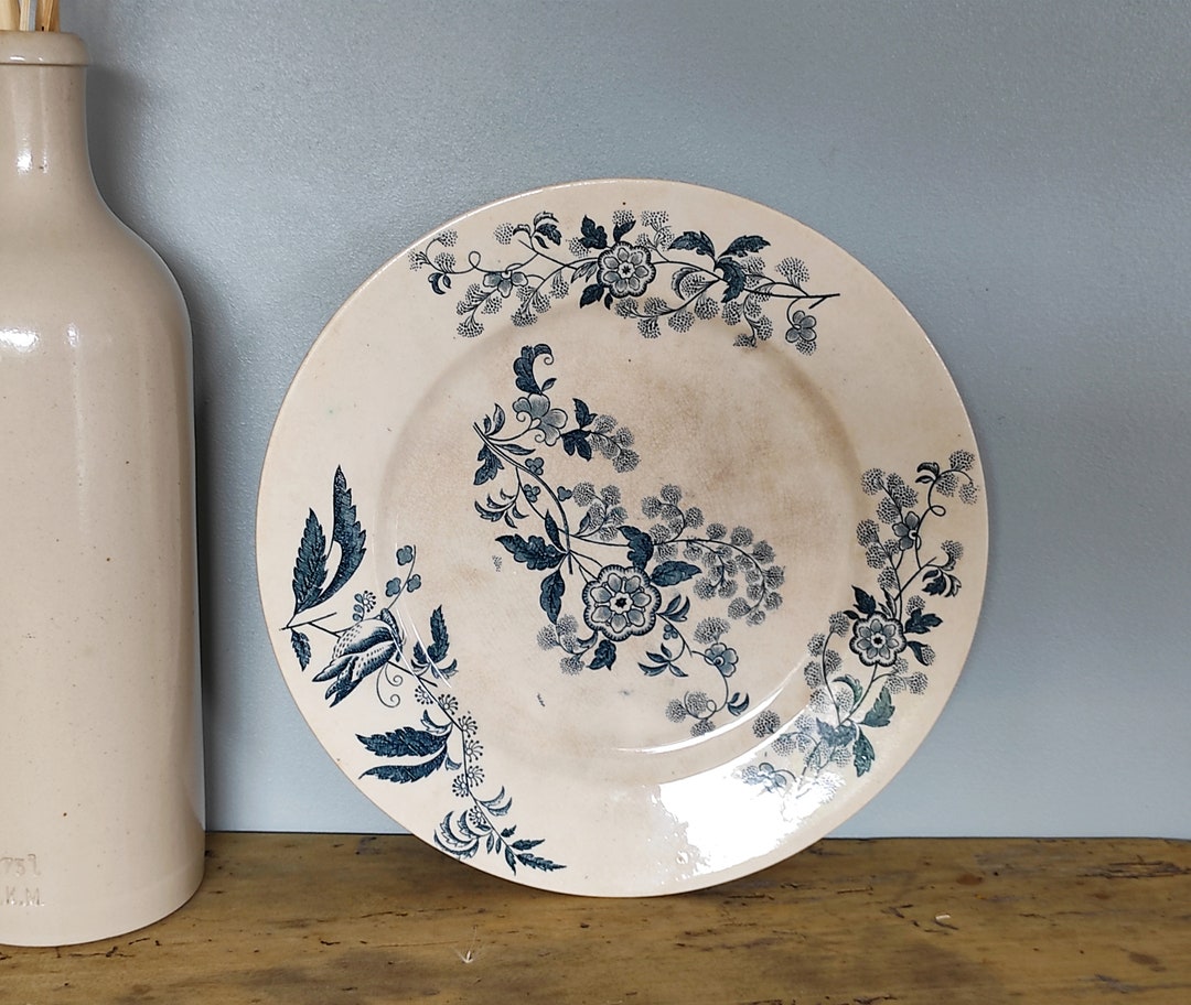 Plate Mounted in Longwy Iron Clay Model ycho - Etsy