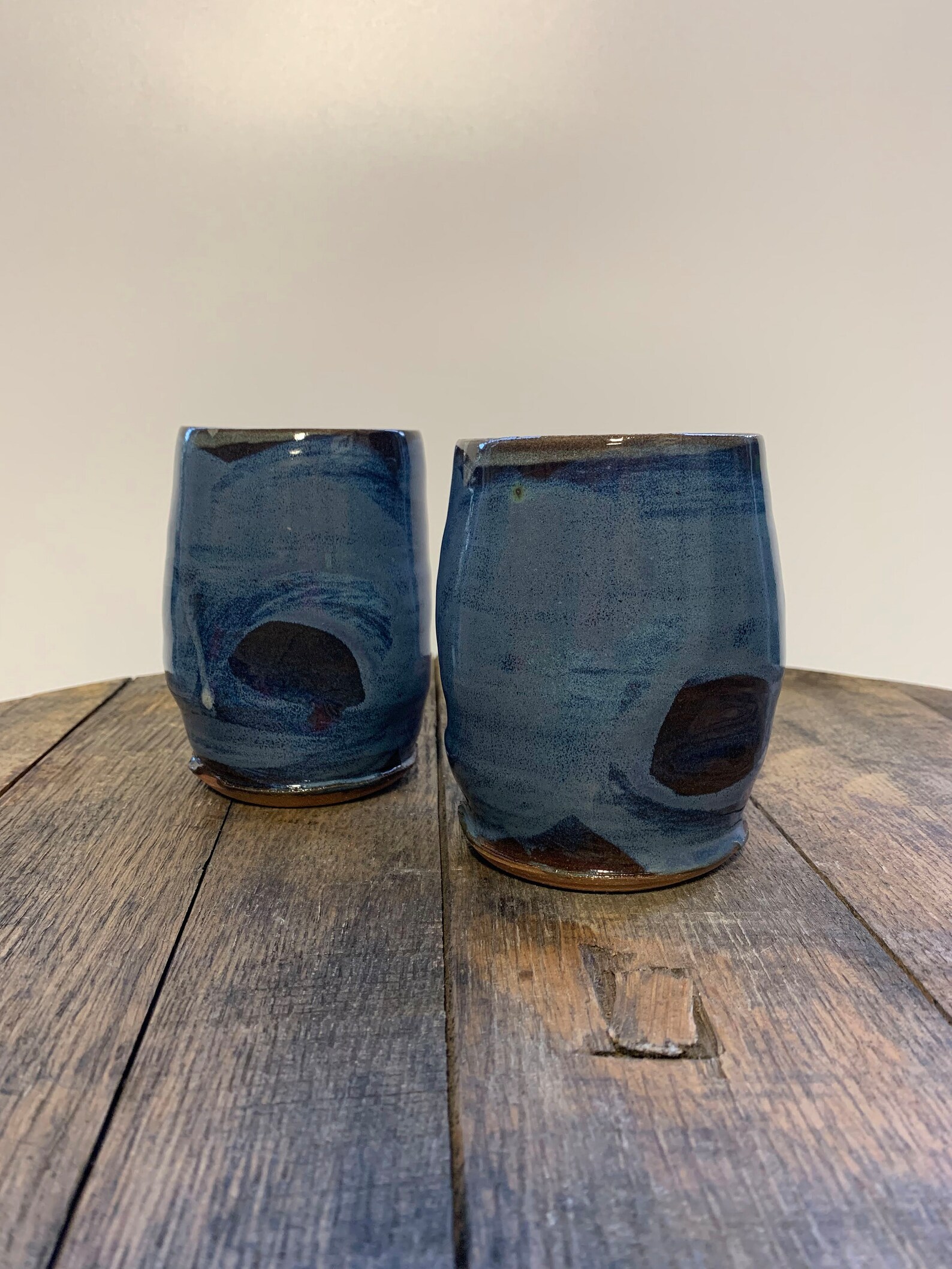 Wabi Sabi Ceramic Cup Asymmetrical Pottery Tumbler Stemless - Etsy