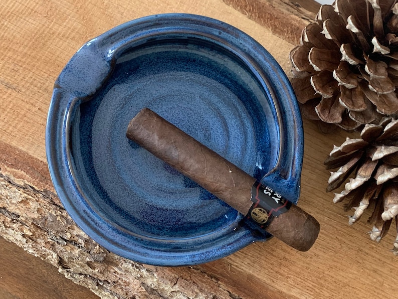 Cigar Lover Gift | Cigar Tray Gift for Dad | Unique Ceramic Cigar ...