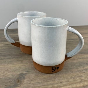 9th Anniversary Coffee Mug | Handmade Stoneware Pottery | 9th Year ...