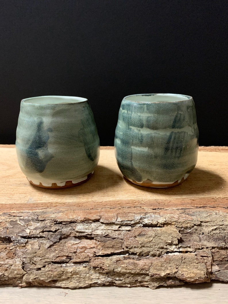 Wabi Sabi Ceramic Cup Asymmetrical Pottery Tumbler Stemless - Etsy