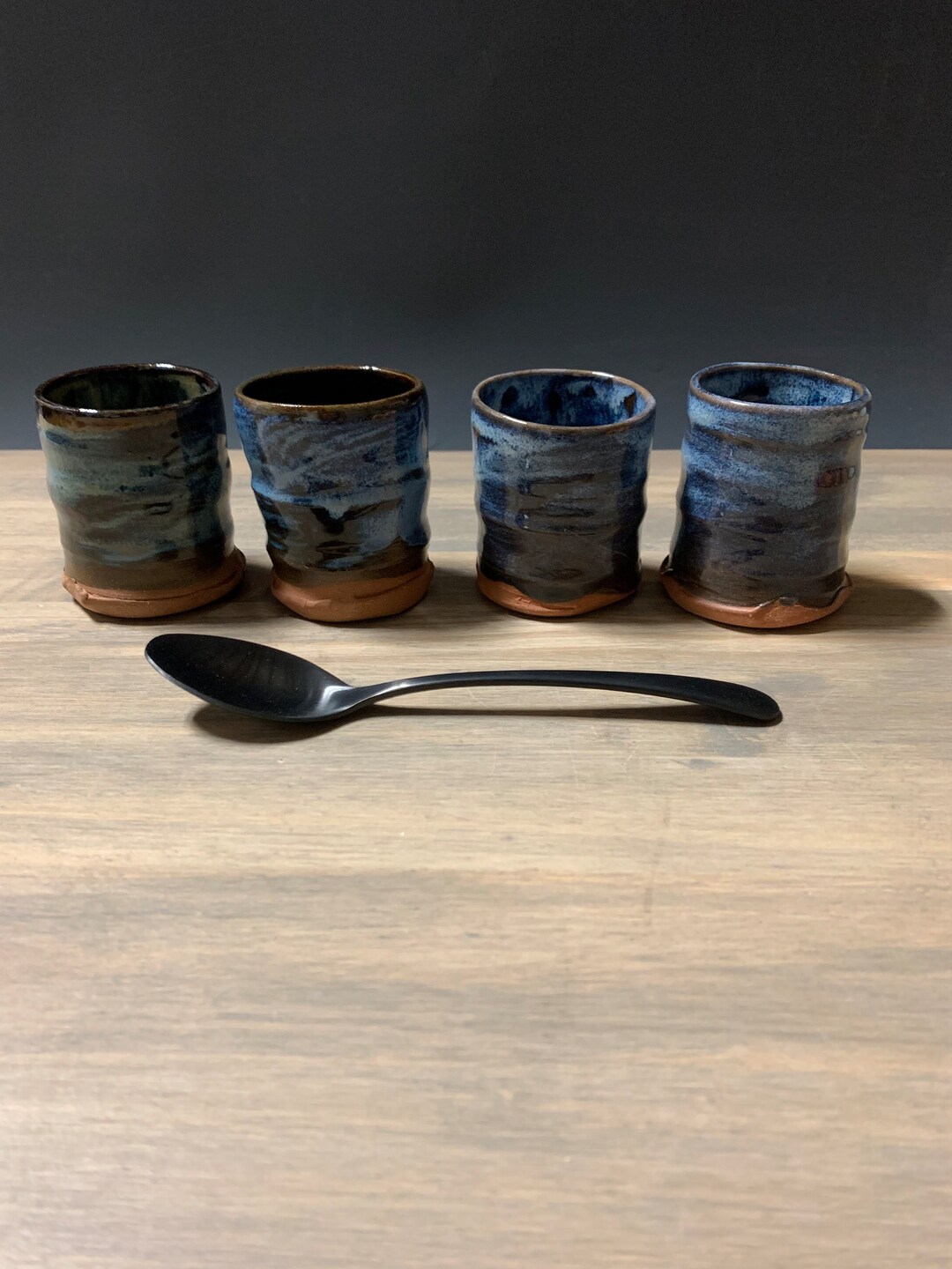 Handmade Ceramic Espresso Cups, Small Coffee Lover Gift, 2oz. Cup ...