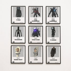 Skibidi Toilet Poster - Etsy