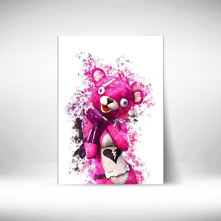 Gaming Fortnight Set of 9 Wall Decor Prints Ready to Frame, Sizes 6'x4 ...