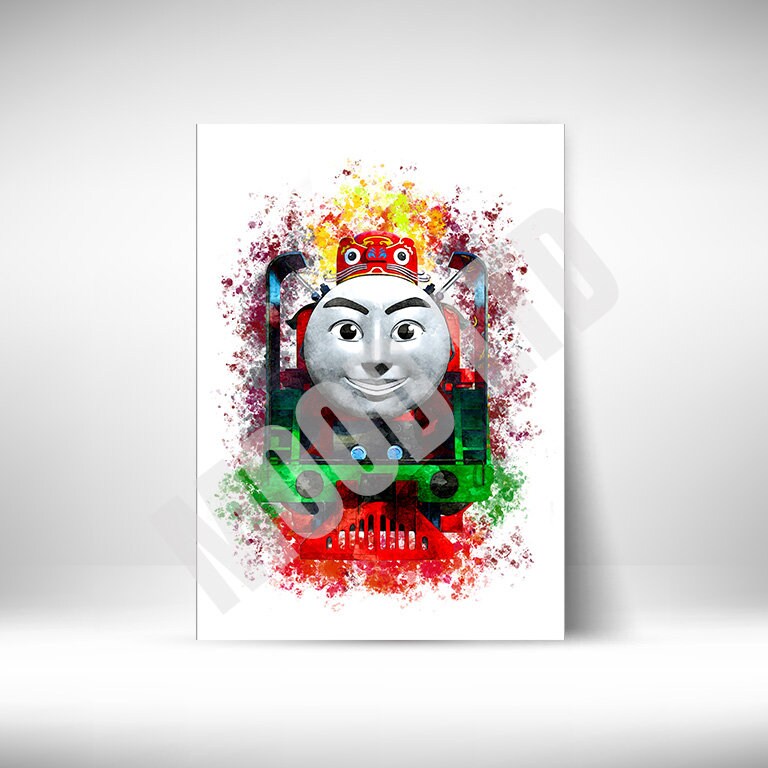 Thomas and Friends Trains Wall Prints Size A4 Wall Art Trains A4 ...