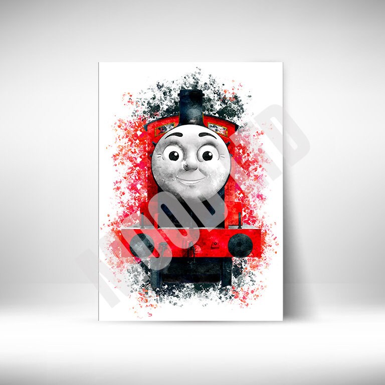 Thomas and Friends Trains Wall Prints Size A4 Wall Art Trains A4 ...