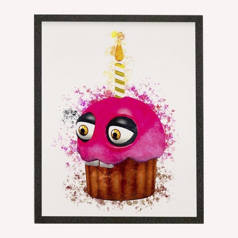 Five Nights at Freddy's A4 Size Wall Prints, FNAF A4 Bedroom Wall Art ...