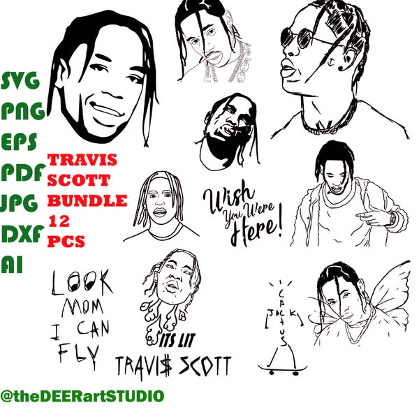 Travis Scott Stickers - Etsy