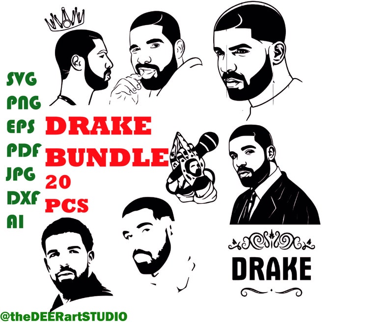Drake Svg Bundle | Drake Stickers | Drake Brand & Logo | Drake SVG ...