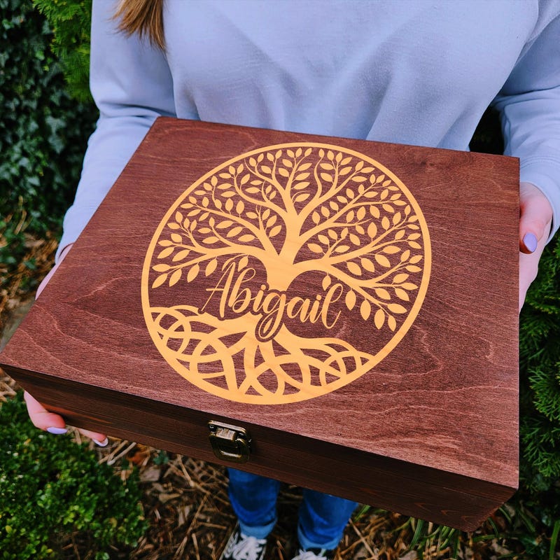 Tree of Life Wood Box - Etsy