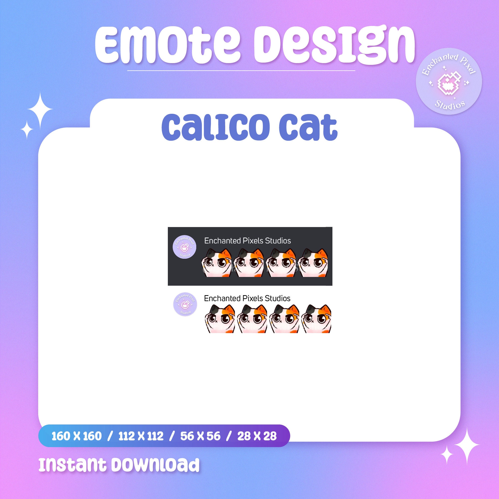 Use Your Brain Emote | Think Emoji | Calico Cat Meme Emote | Funny Meme ...