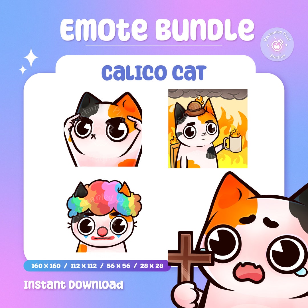 Ultimate Meme Emote Pack | Use Your Brain Clown Cat With Cross Emote It ...