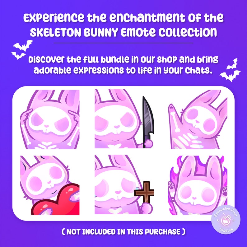 Cute Chibi Pastel Pink Bunny Emote Kawaii Streamer Emotes Rage Knife ...