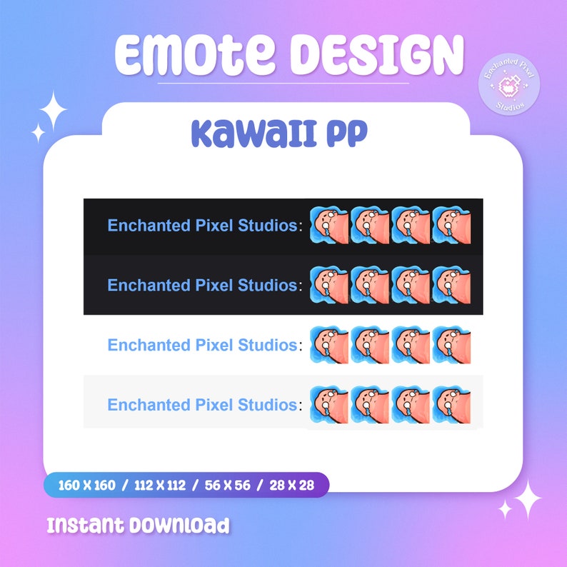 Crying Twitch Emote Meme Funny PP Cry Emote Kawaii PP - Etsy