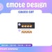Let It Burn Meme Emote Fire Cat Emote Calico Cat Meme Emote Cute Calico ...
