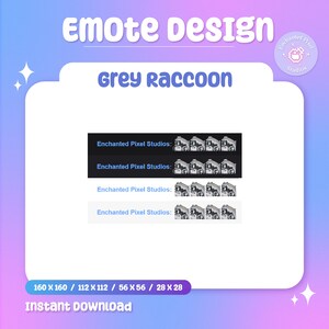 Rage Raccoon Emote | Angry Raccoon Emoji | Twitch Rage Emote | Streamer ...