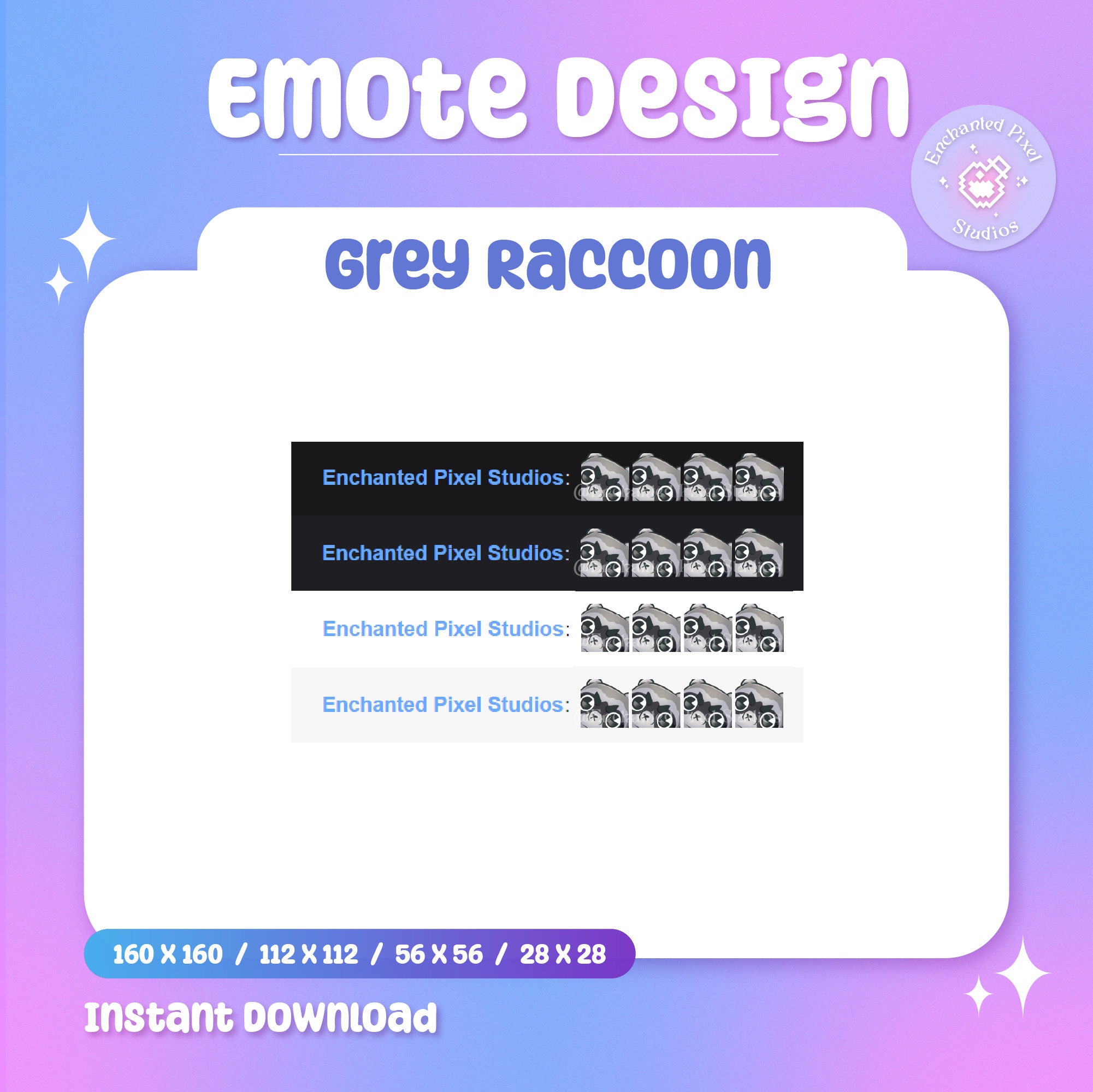 Rage Raccoon Emote Angry Raccoon Emoji Twitch Rage Emote Streamer Rage ...