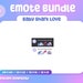 Blue Shark Emote Bundle of Love 3 Twitch Emotes Discord Emotes Youtube ...