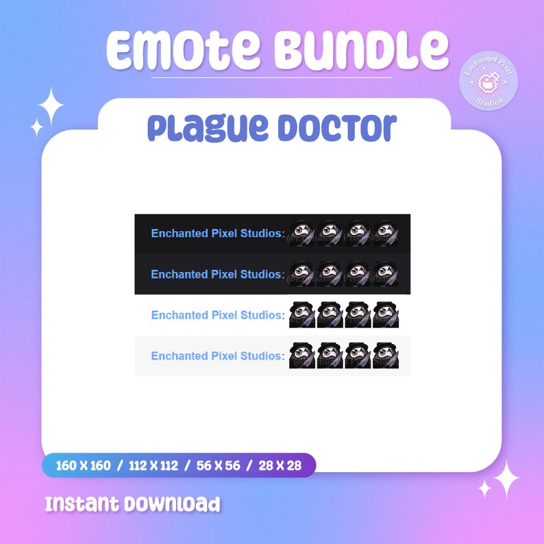 Halloween Knife Emote Plague Doctor Angry Knife Twitch Emote Cute ...