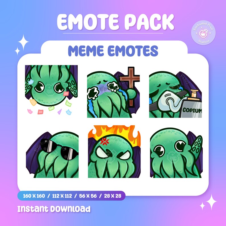 Ultimate Streamer Meme Emote Set | 30 Silly Twitch Emote Pack | Funny ...