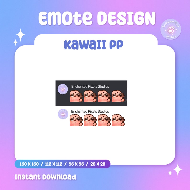 Cross Meme Emote / Kawaii PP Meme Twitch Emote / Scared Horror Night ...