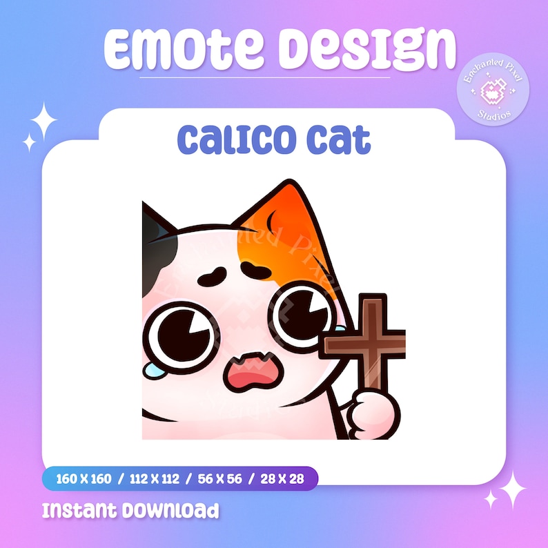 Cat With Cross Meme | Scared Cat Emote | Meme Cross Emoji | Horror ...