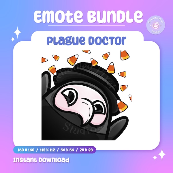 Plague Doctor Twitch Emotes - Etsy