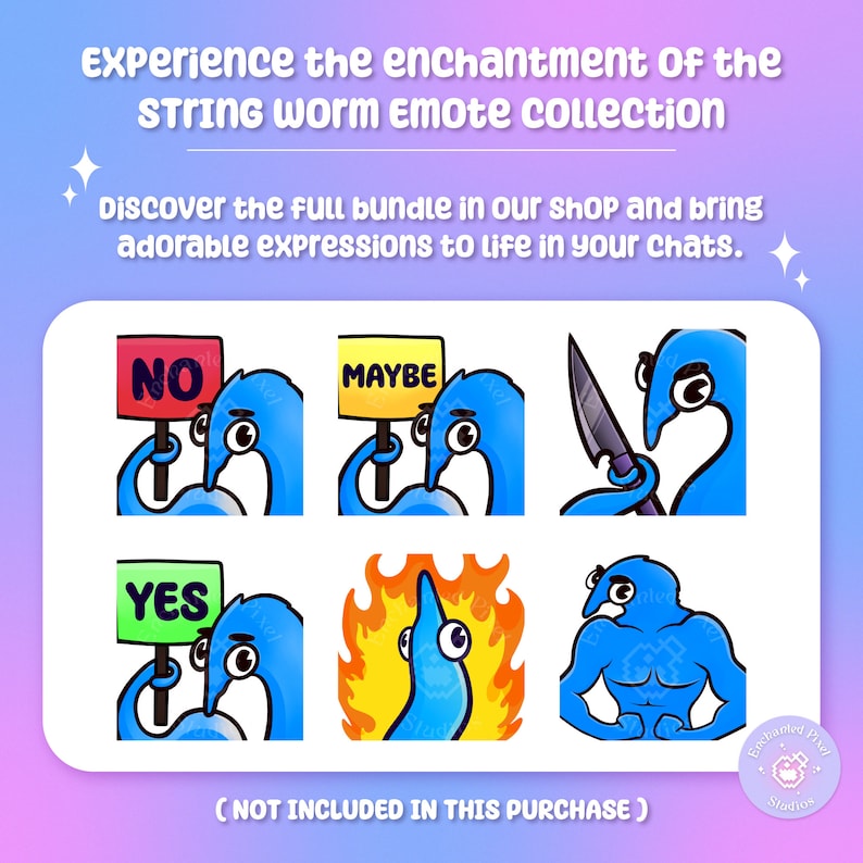 Knife Meme Twitch Emote | String Worm Meme Funny Emoji for Kick Discord ...