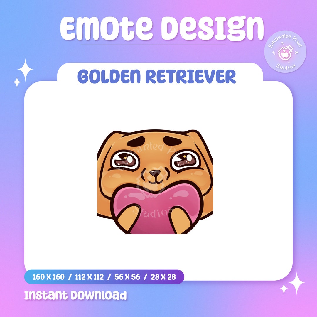 Twitch Streamers Emote | Heart Love Hug Heart | Kawaii Love Emote | Sub ...