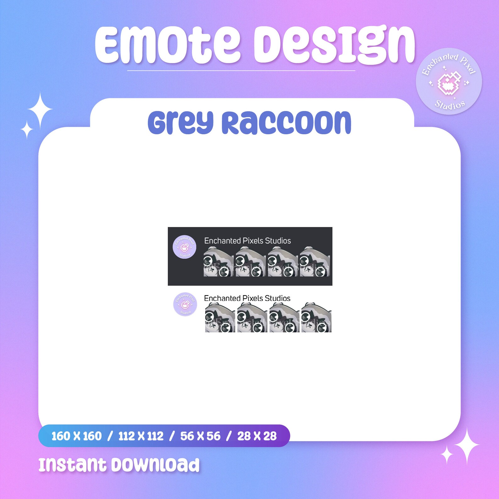 Rage Raccoon Emote Angry Raccoon Emoji Twitch Rage Emote - Etsy