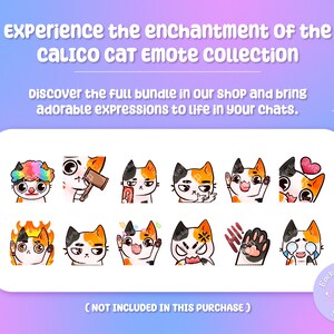 Twitch Clown Emote | Cute Clown Emote | Calico Cat Emote | Kawaii Cat ...