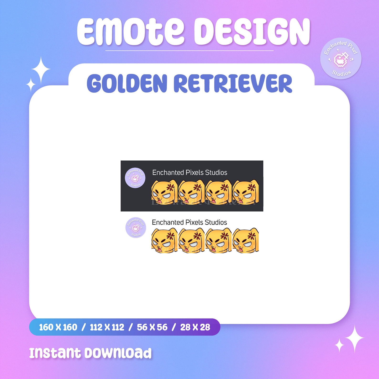 Rage Twitch Emote Angry Dog Twitch Emote Golden Retriever Tilted Meme ...