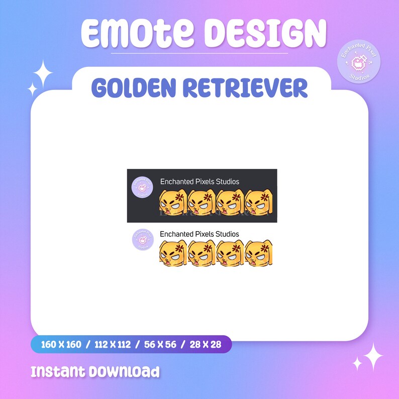 Rage Twitch Emote Angry Dog Twitch Emote Golden Retriever Tilted Meme ...