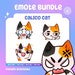Calico Cat Meme Emote Twitch Pack Crying Cat Emote, Hype, Rage Emote ...