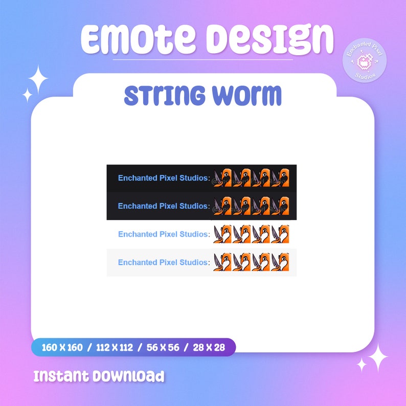 Meme Knife Emote | Cute String Worm Twitch Sub Emote | Rage Angry Knife ...