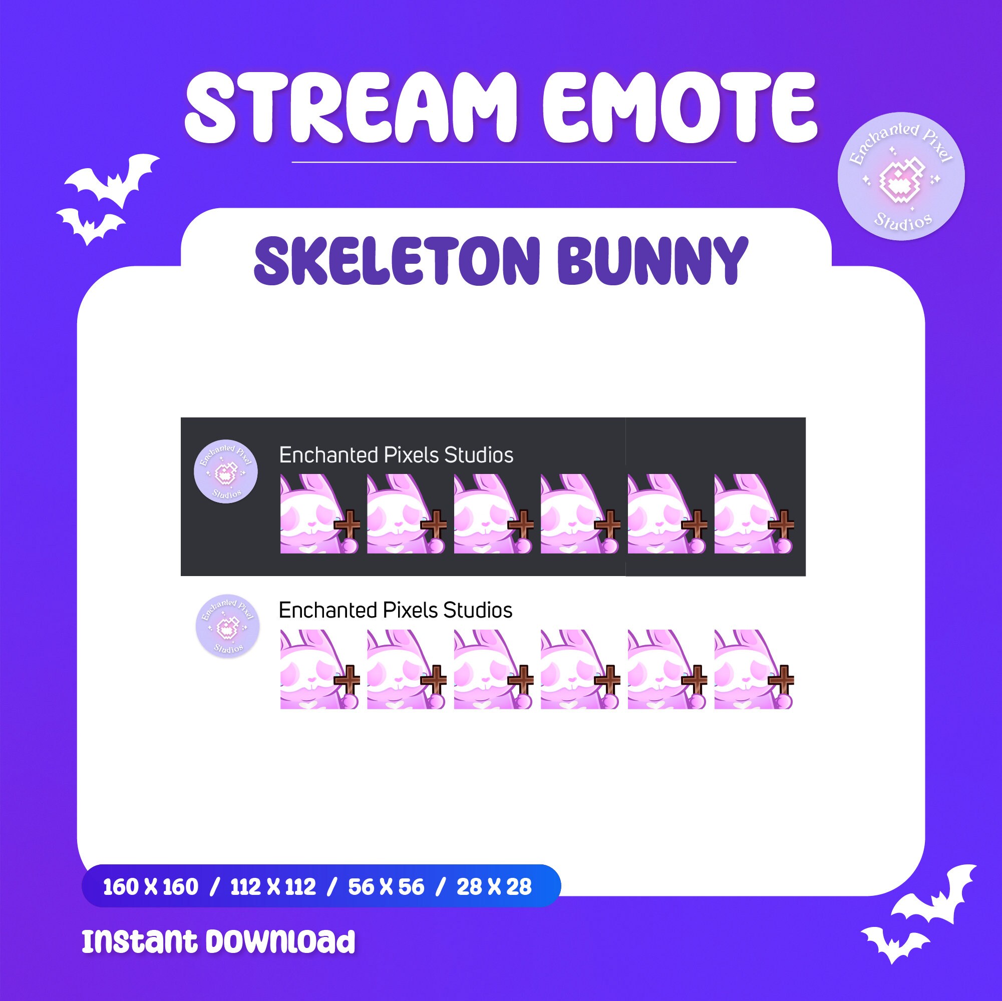 Cute Kawaii Twitch Emote | Jumpscare Horror Games Emoticon | Scared ...