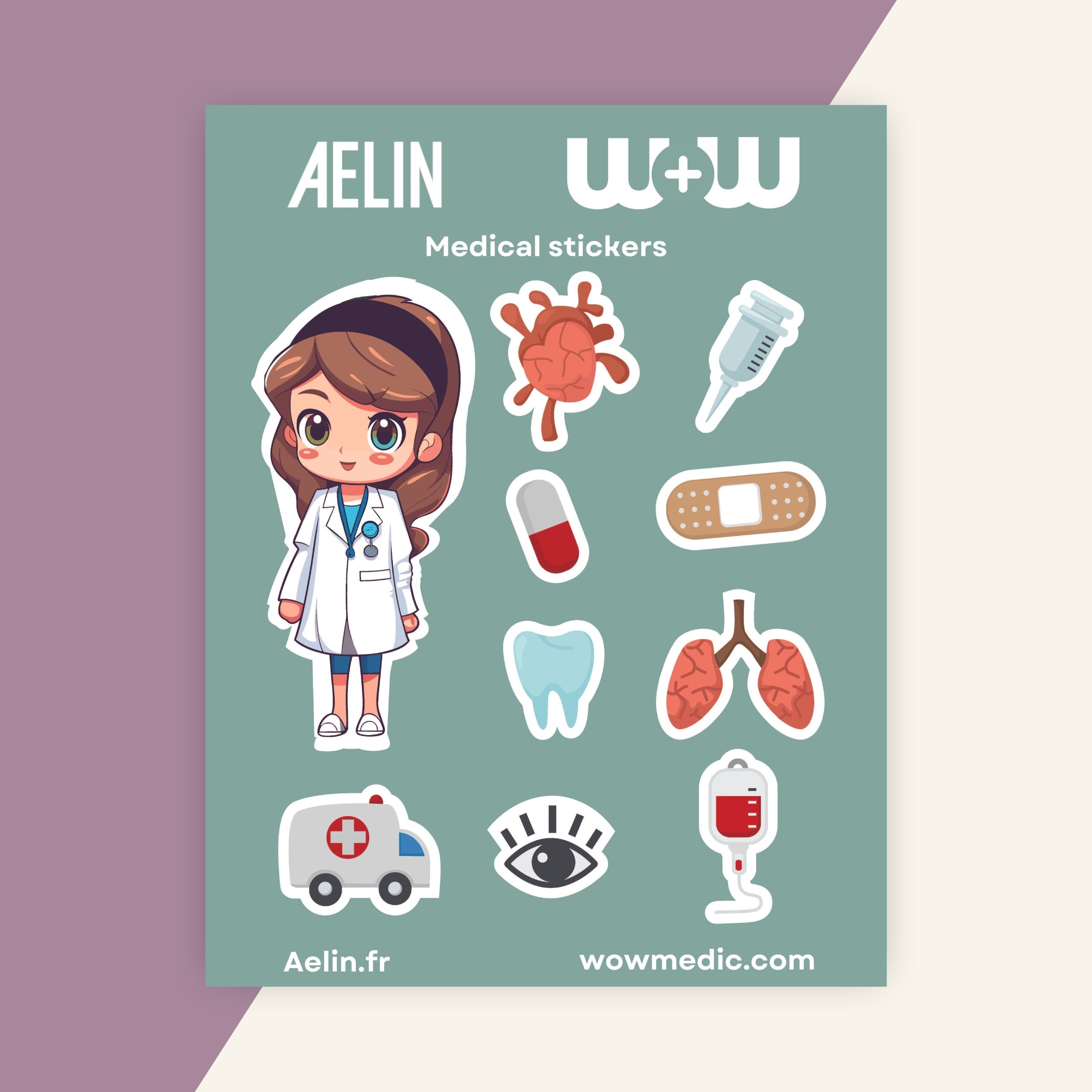 Stickers, Autocollants De Médecine, Medical Stickers, Santé, Médecin ...
