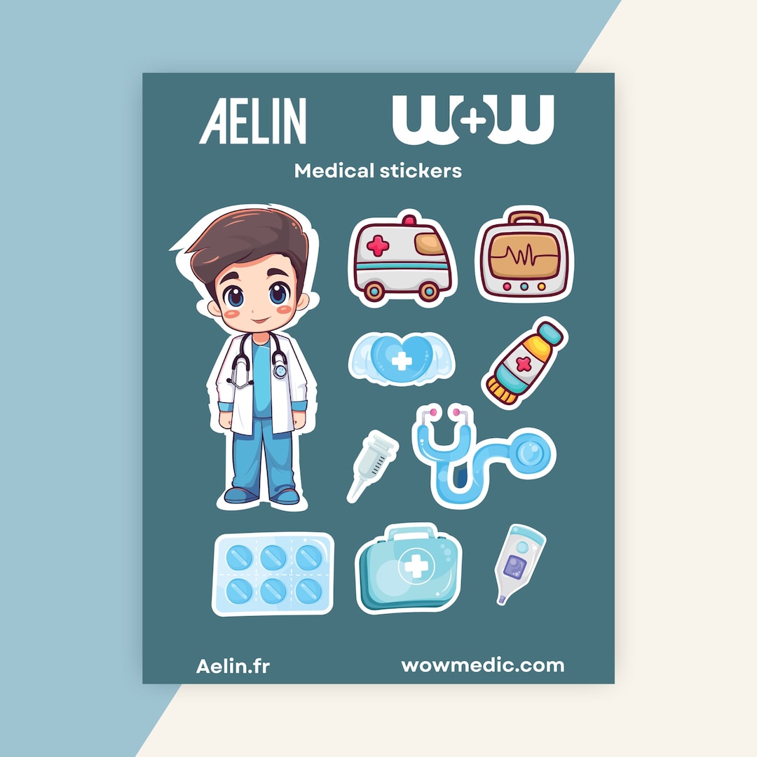 Stickers, Autocollants De Médecine, Medical Stickers, Santé, Médecin ...