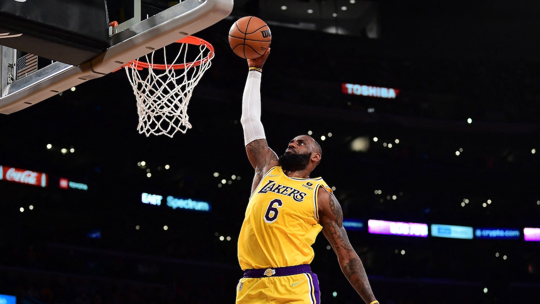 Lebron James Slam Dunk - Digital Print - Etsy