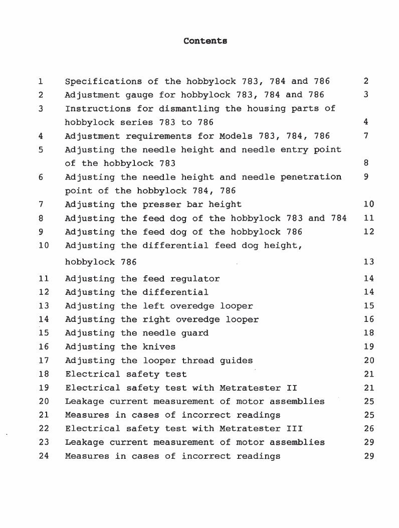PFAFF Hobbylock 785 787 788 799 Repair / Service Manual - Etsy