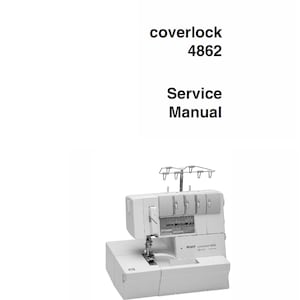 PFAFF Coverlock 4862 Serger Repair / Service Manual - Etsy